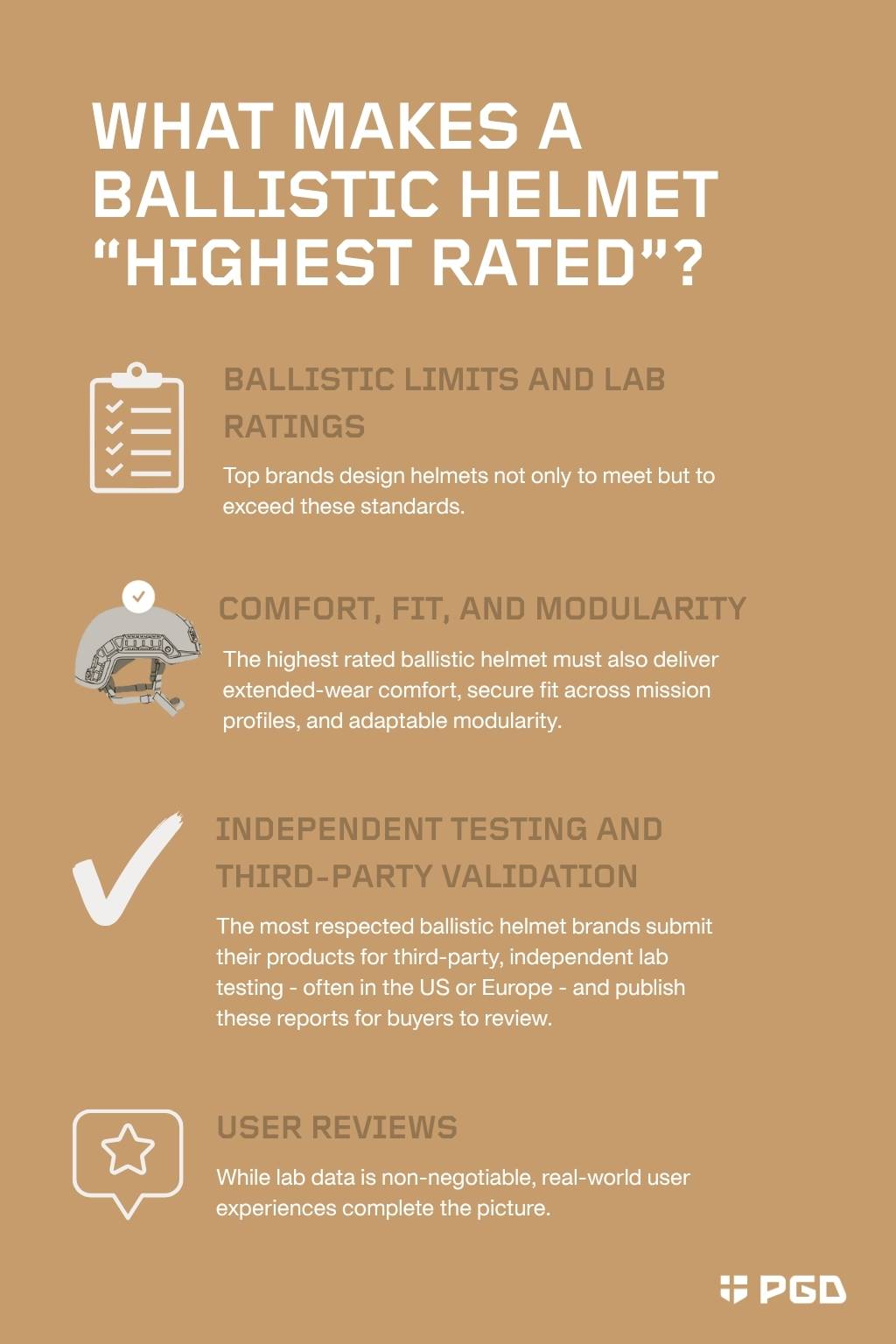 Highest Rated Ballistic Helmet | Expert Reviews | PGD Article