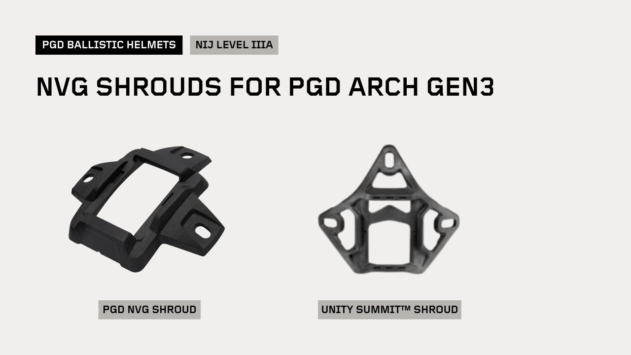 Ballistic Helmet with Night Vision: Shrouds & Mounts | PGD Article